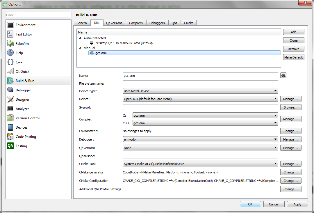 Building offline with Qt Creator IDE | Mbed