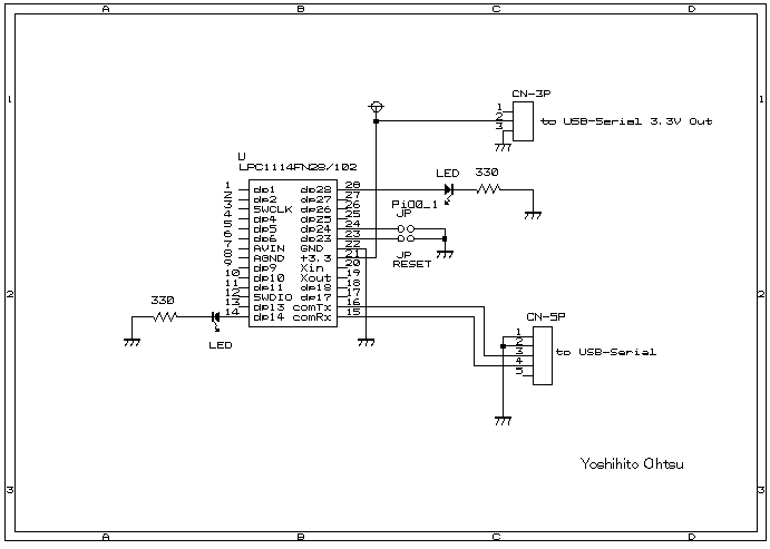 トラ技付録ARMマイコンLPC1114お試しセットで 初めての mbed_blinky | Mbed